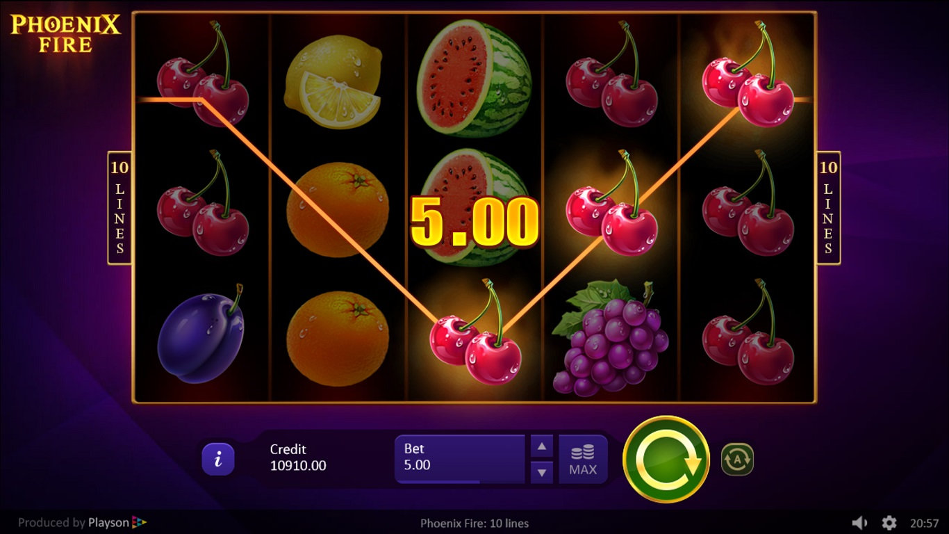 Phoenix Fire Slot Review & Demo by Playson - Play Free Online