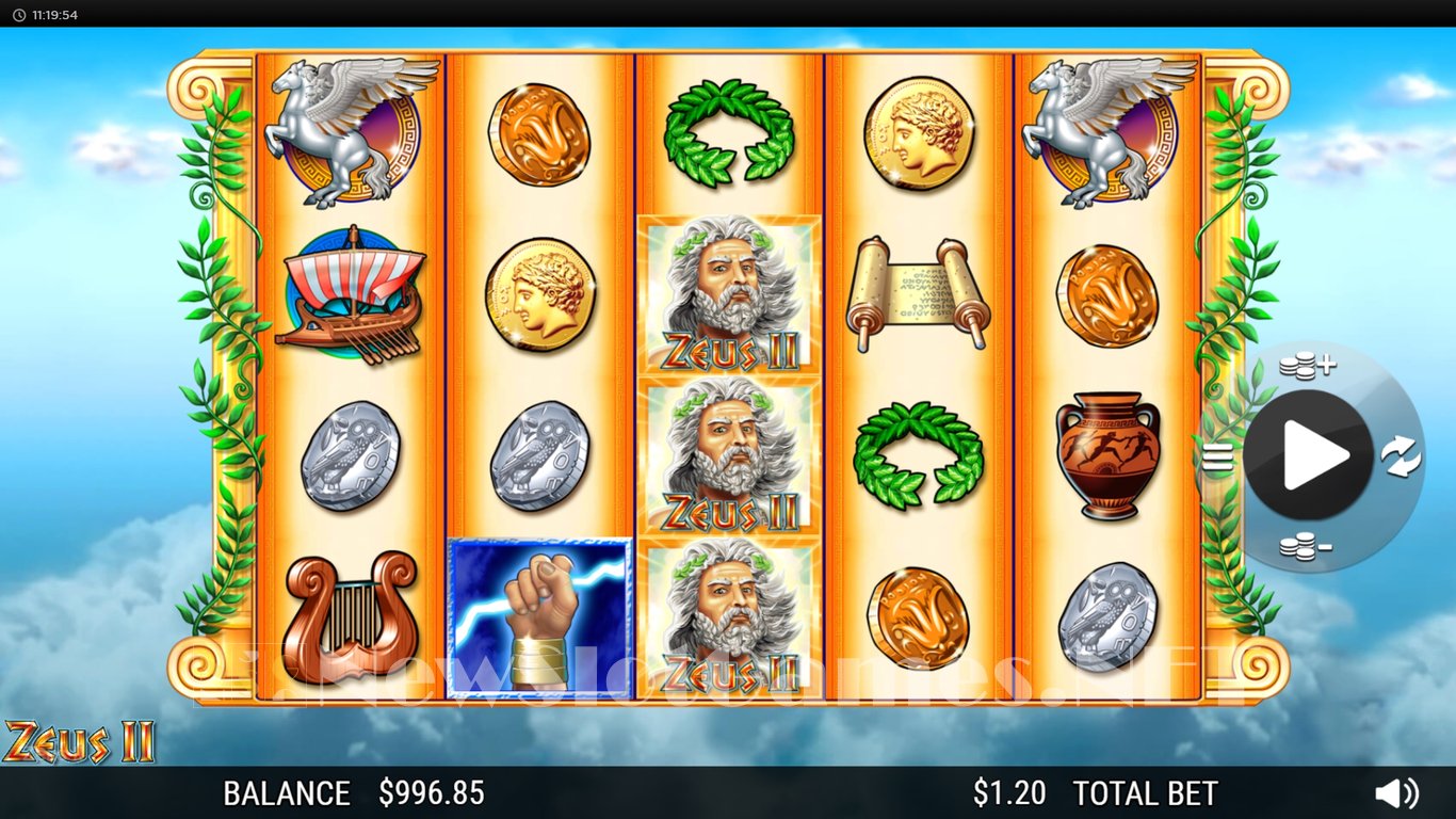 Zeus 2 Slot Review & Demo by WMS - Play Free Online