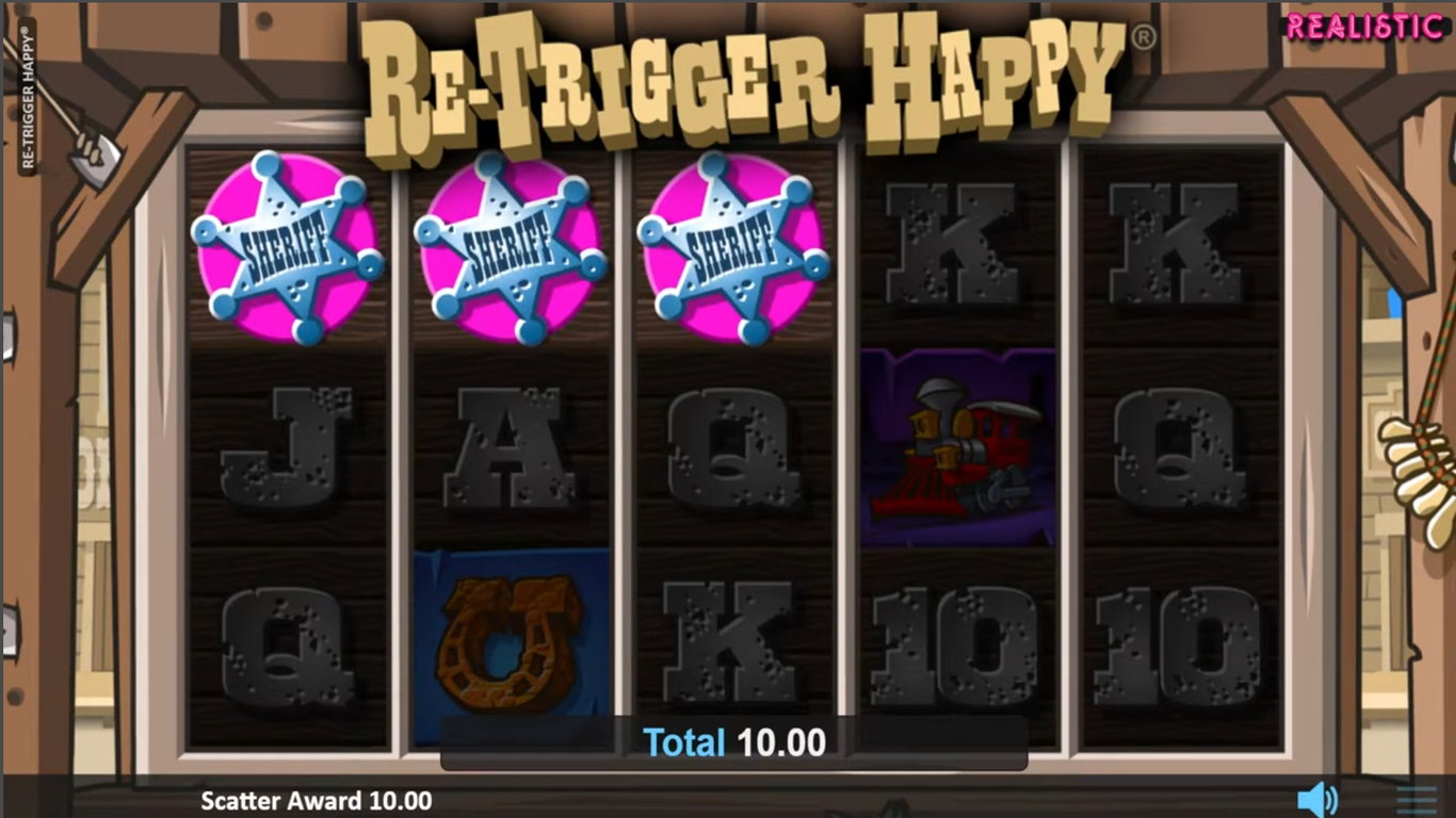 Re-Trigger Happy Slot Review & Demo by Realistic - Play Free Online