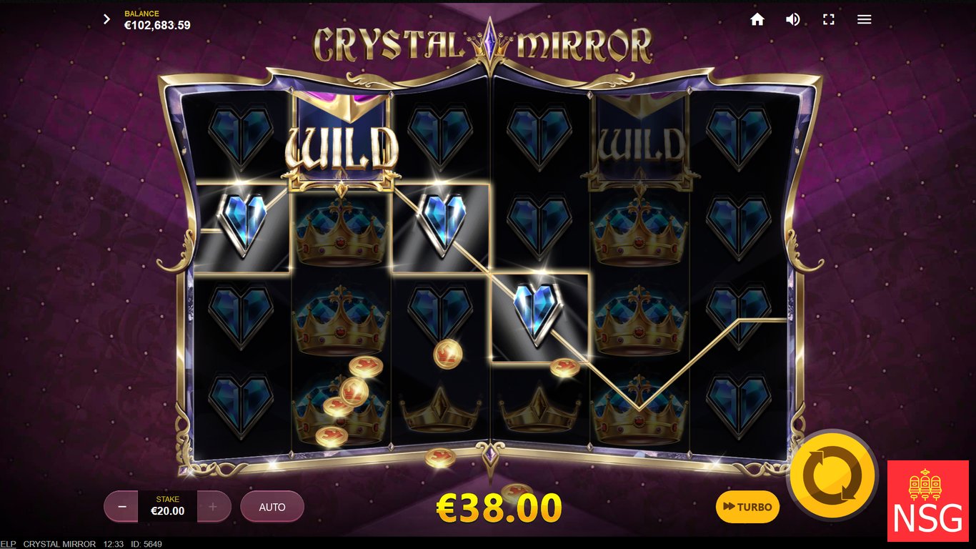 Crystal Mirror Slot Review & Demo by Red Tiger - Play Free Online