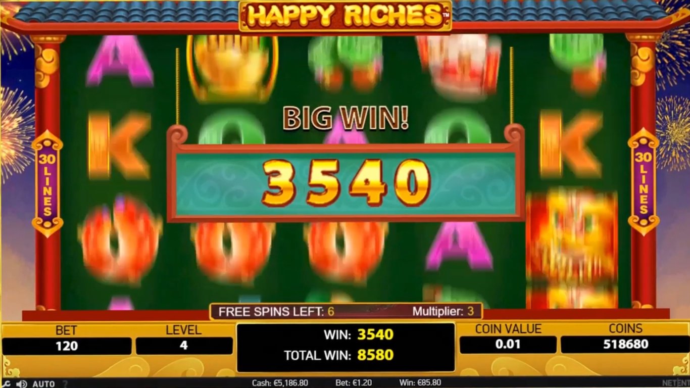 Happy Riches Slot Review & Demo by NetEnt - Play Free Online