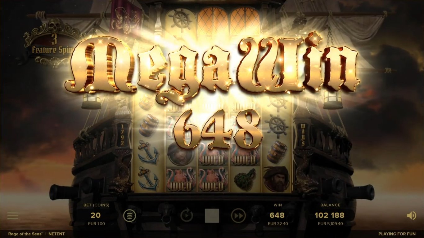 Rage Of The Seas Slot Review & Demo by NetEnt - Play Free Online