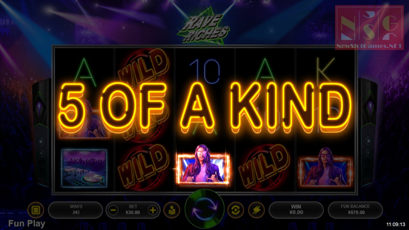 Rave Riches Slot Review & Demo by RTG - Play Free Online