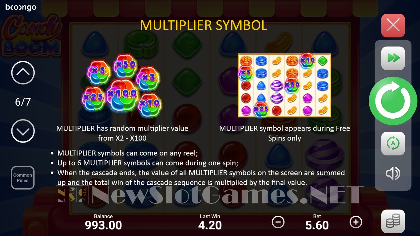 Candy Boom Slot Review & Demo by Booongo (BNG) - Play Free Online