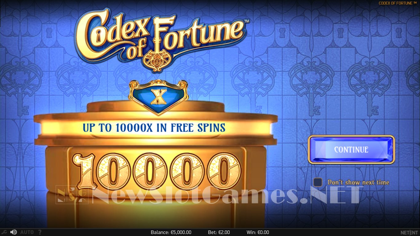 Codex of Fortune Slot Review & Demo by NetEnt - Play Free Online