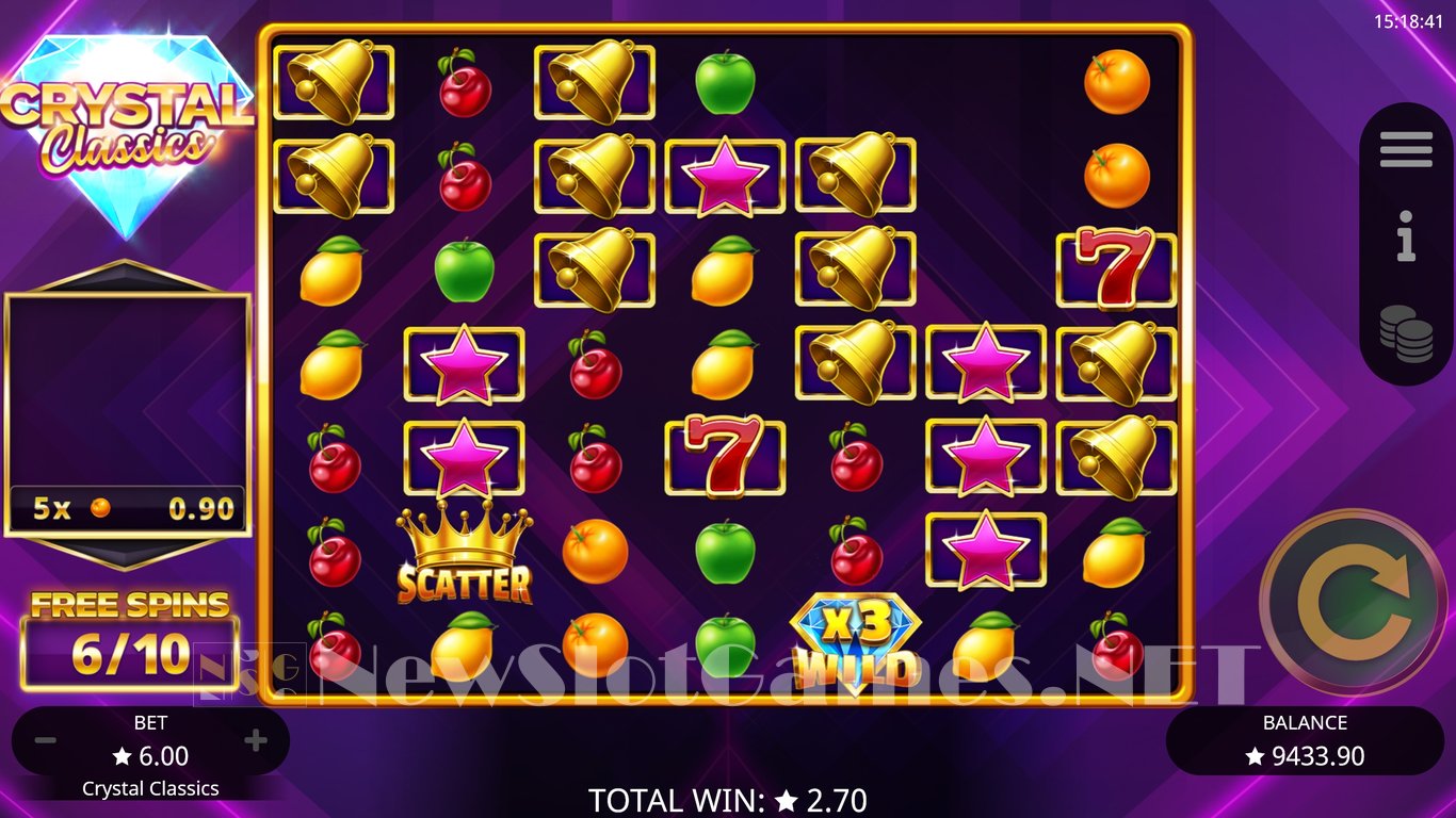 Crystal Classics Slot Review & Demo by Booming Games - Play Free Online