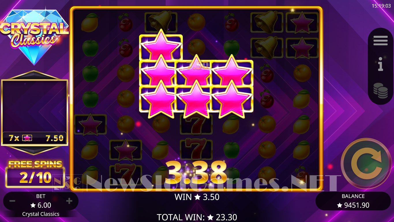 Crystal Classics Slot Review & Demo by Booming Games - Play Free Online