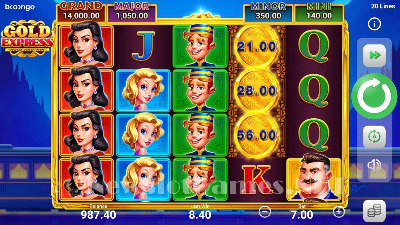 Gold Express Slot Review & Demo by Booongo (BNG) - Play Free Online