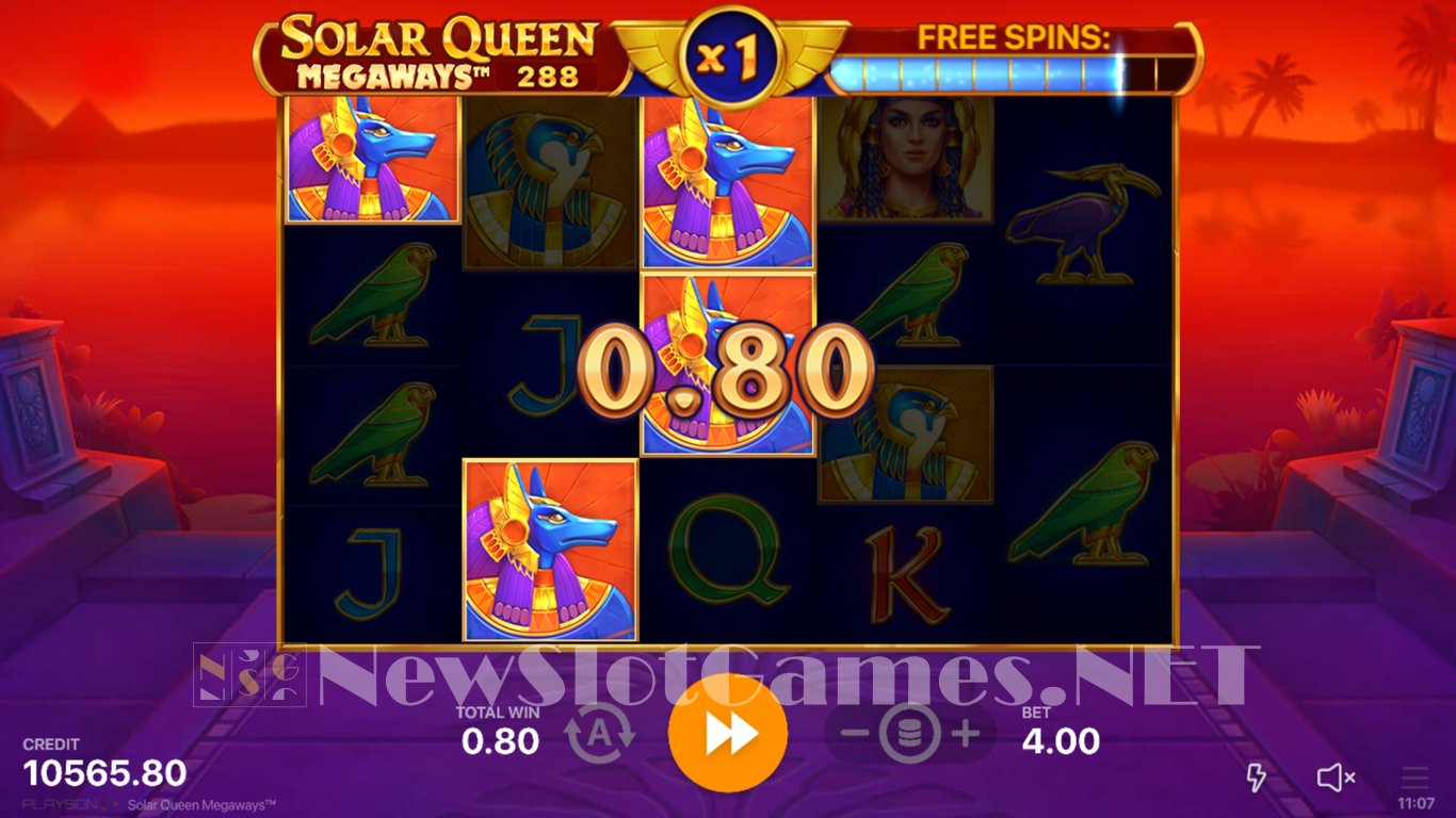 Solar Queen Megaways Slot Review & Demo by Playson - Play Free Online