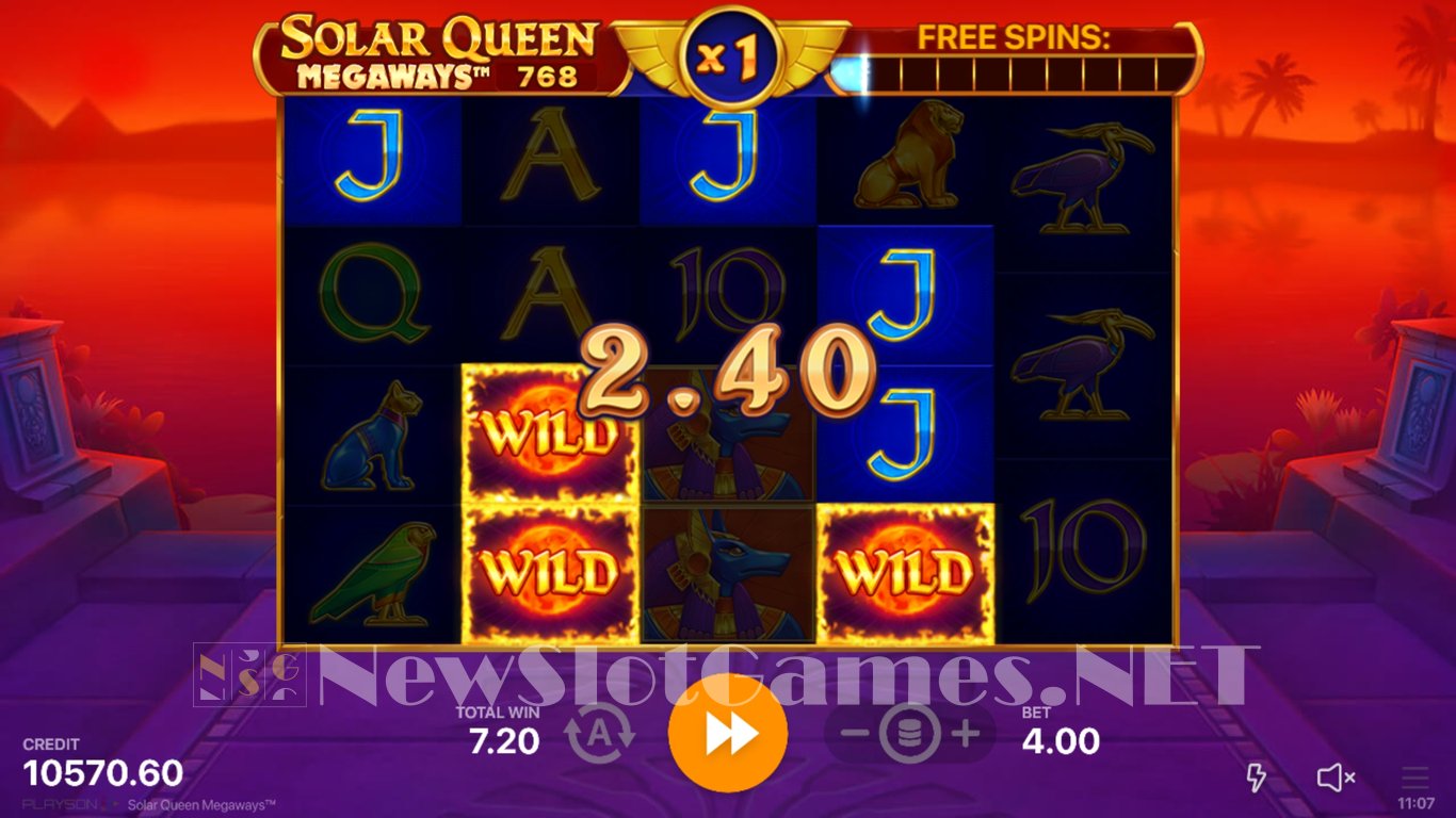 Solar Queen Megaways Slot Review & Demo by Playson - Play Free Online