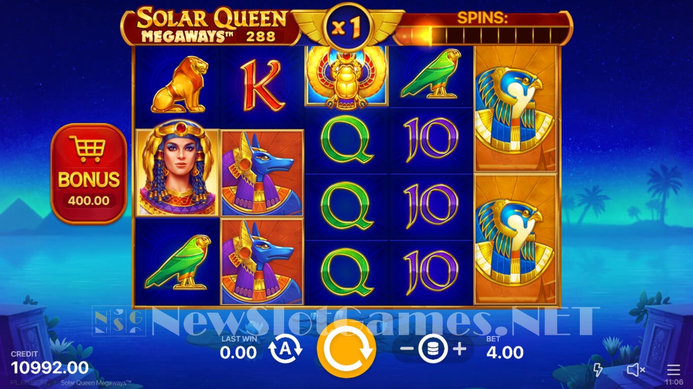 Solar Queen Megaways Slot Review & Demo by Playson - Play Free Online