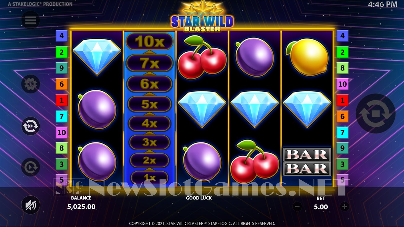 Star Wild Blaster Slot Review & Demo by Stakelogic - Play Free Online