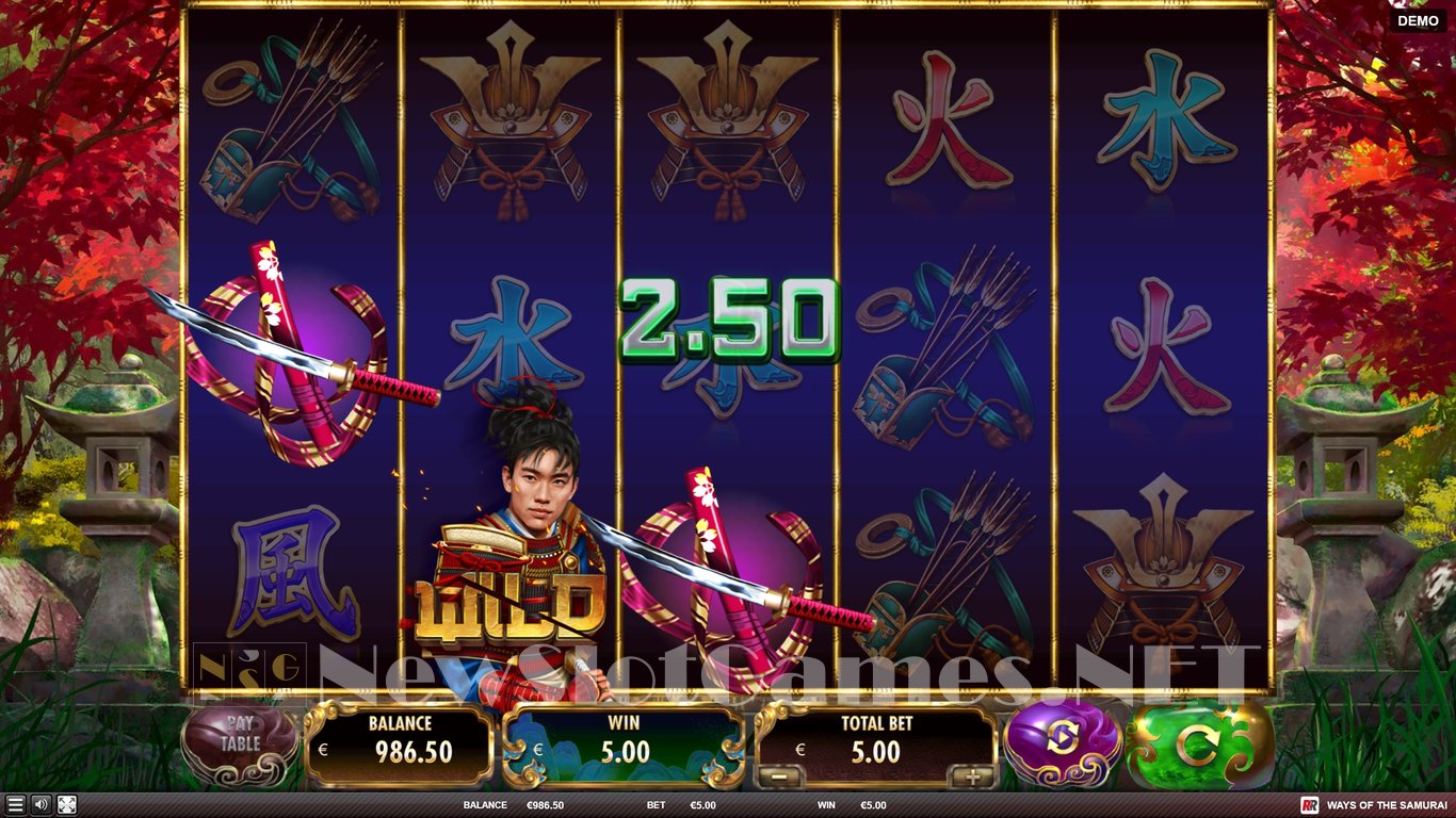 Ways of the Samurai Slot Review & Demo by Red Rake - Play Free Online