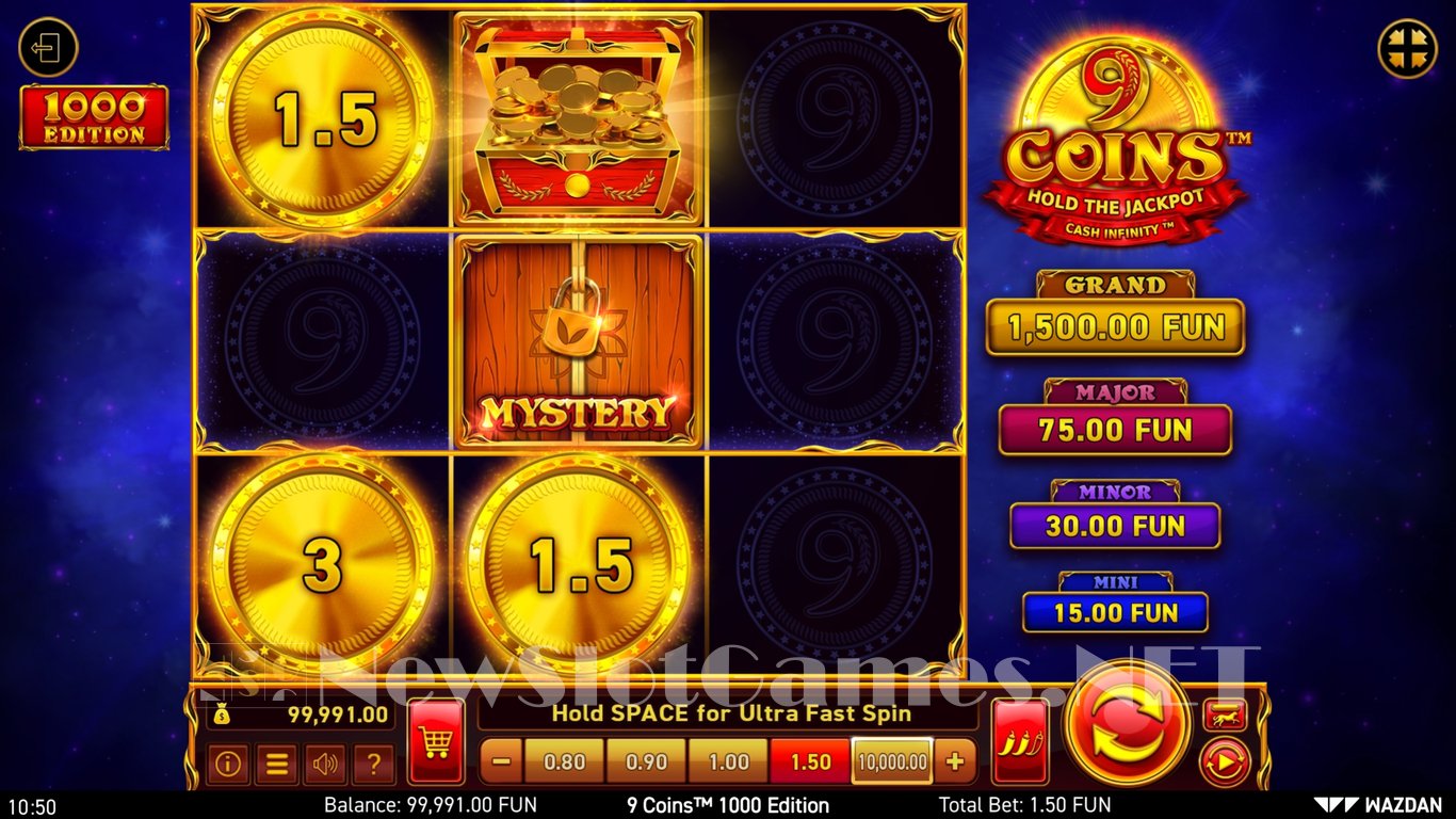 9 Coins™ 1000 Edition Slot Review & Demo by Wazdan - Play Free Online
