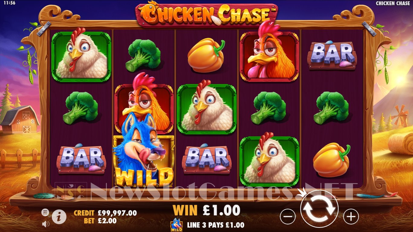 Chicken Chase Slot Review & Demo by Pragmatic Play - Play Free Online