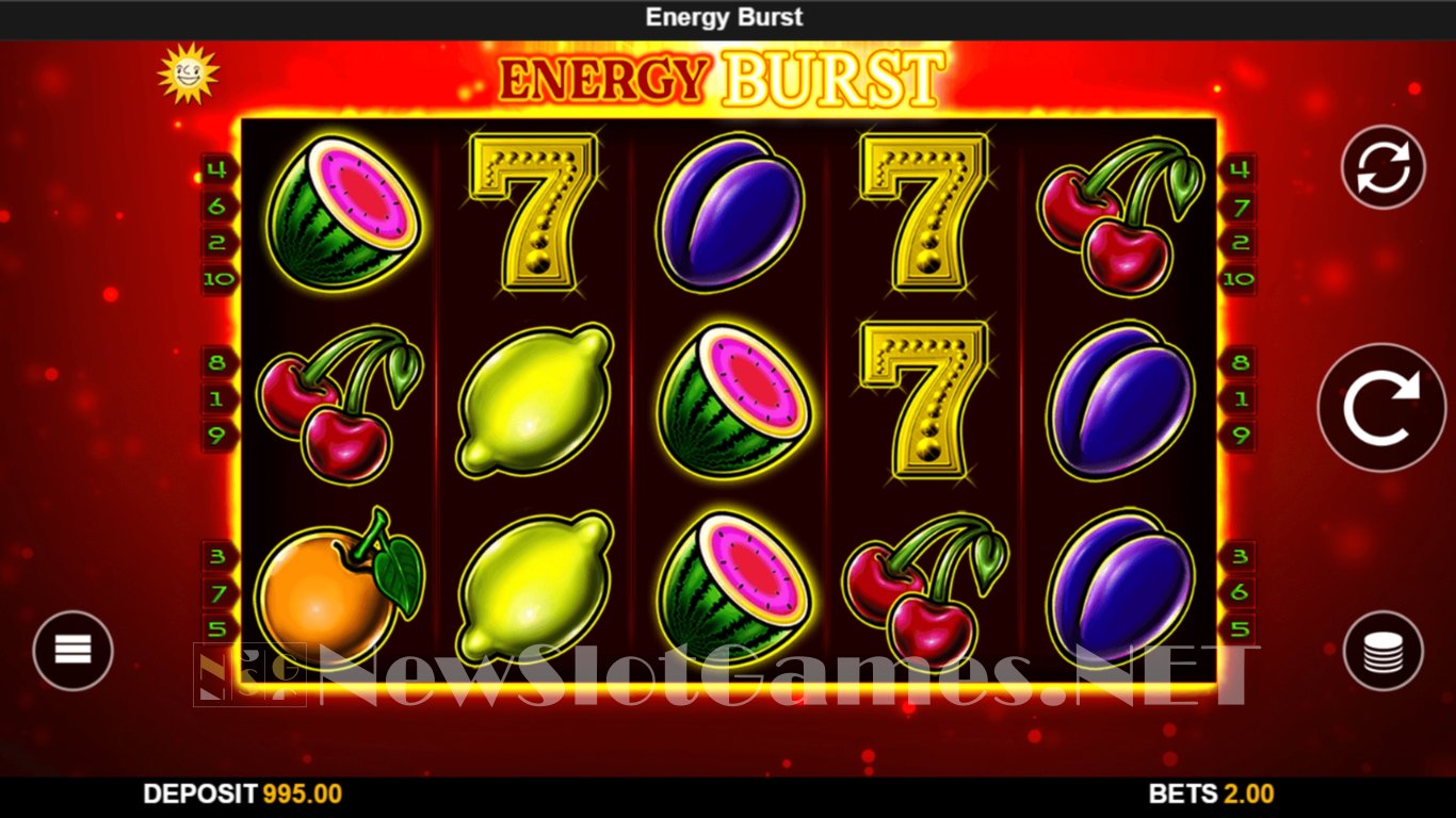 Energy Burst Slot Review & Demo by Merkur Gaming - Play Free Online