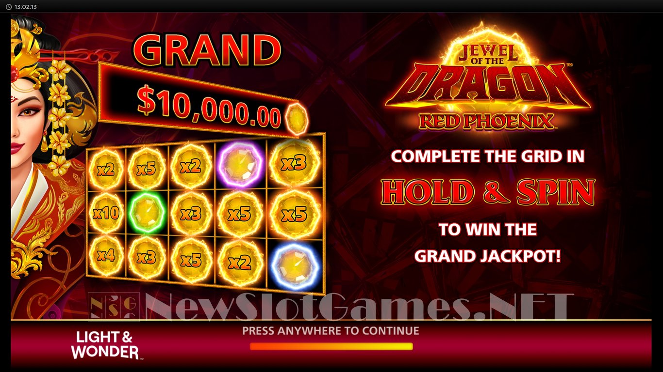 Jewel of the Dragon Red Phoenix Slot Review & Demo by Light & Wonder ...