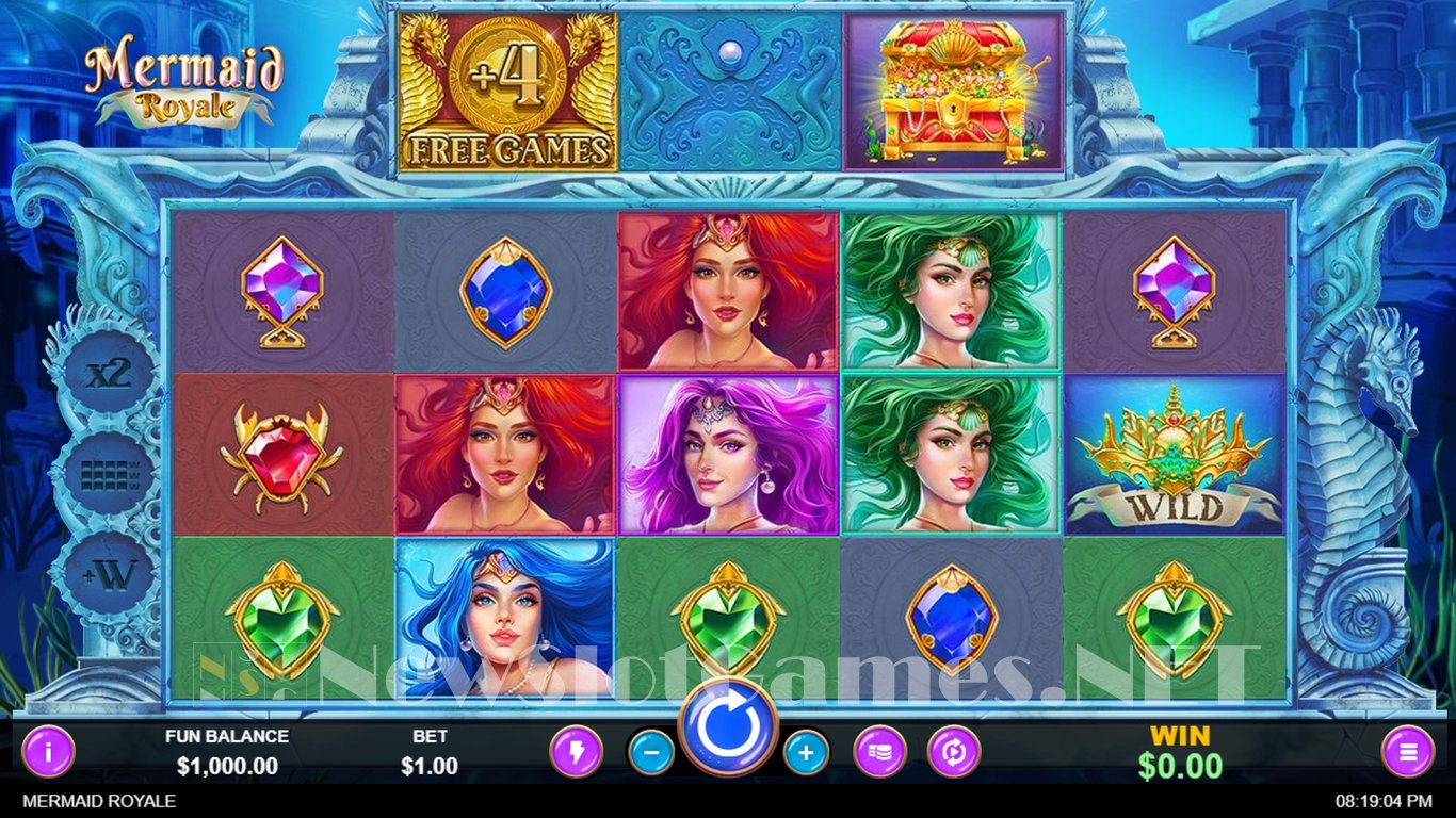 Mermaid Royale Slot Review & Demo by RTG - Play Free Online