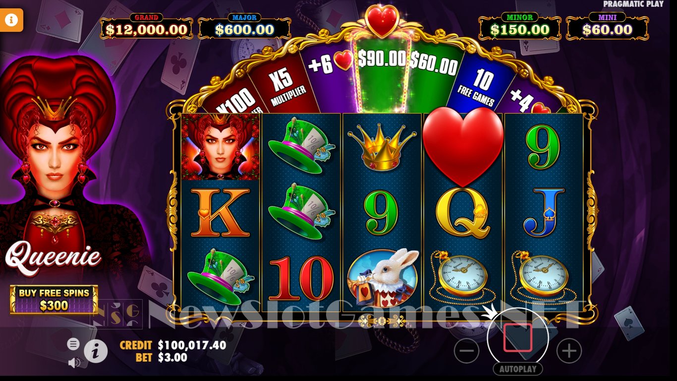 Queenie Slot Review & Demo by Pragmatic Play - Play Free Online