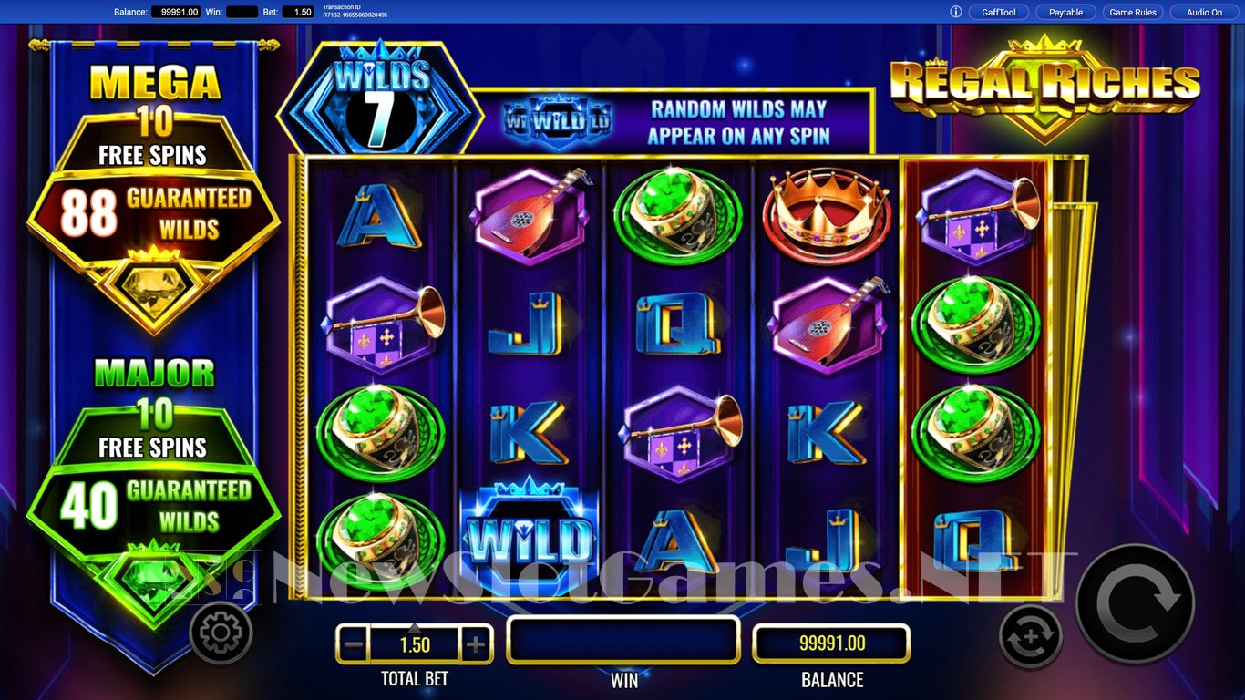 Regal Riches Slot Review & Demo by IGT - Play Free Online