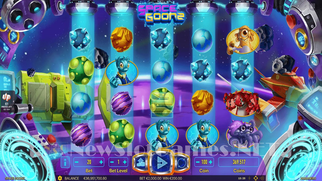 Space Goonz Slot Review & Demo by Habanero - Play Free Online
