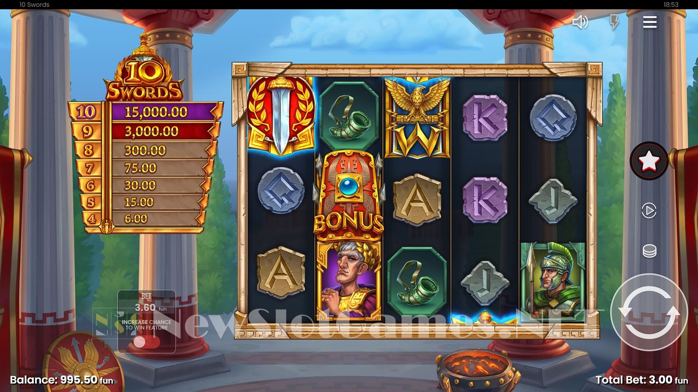 10 Swords Slot Review & Demo by Push Gaming - Play Free Online