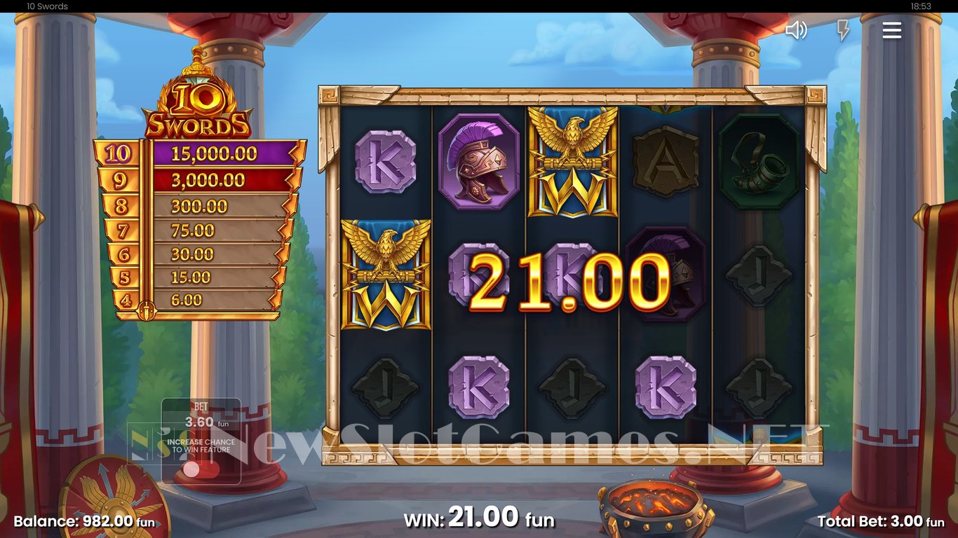 10 Swords Slot Review & Demo by Push Gaming - Play Free Online