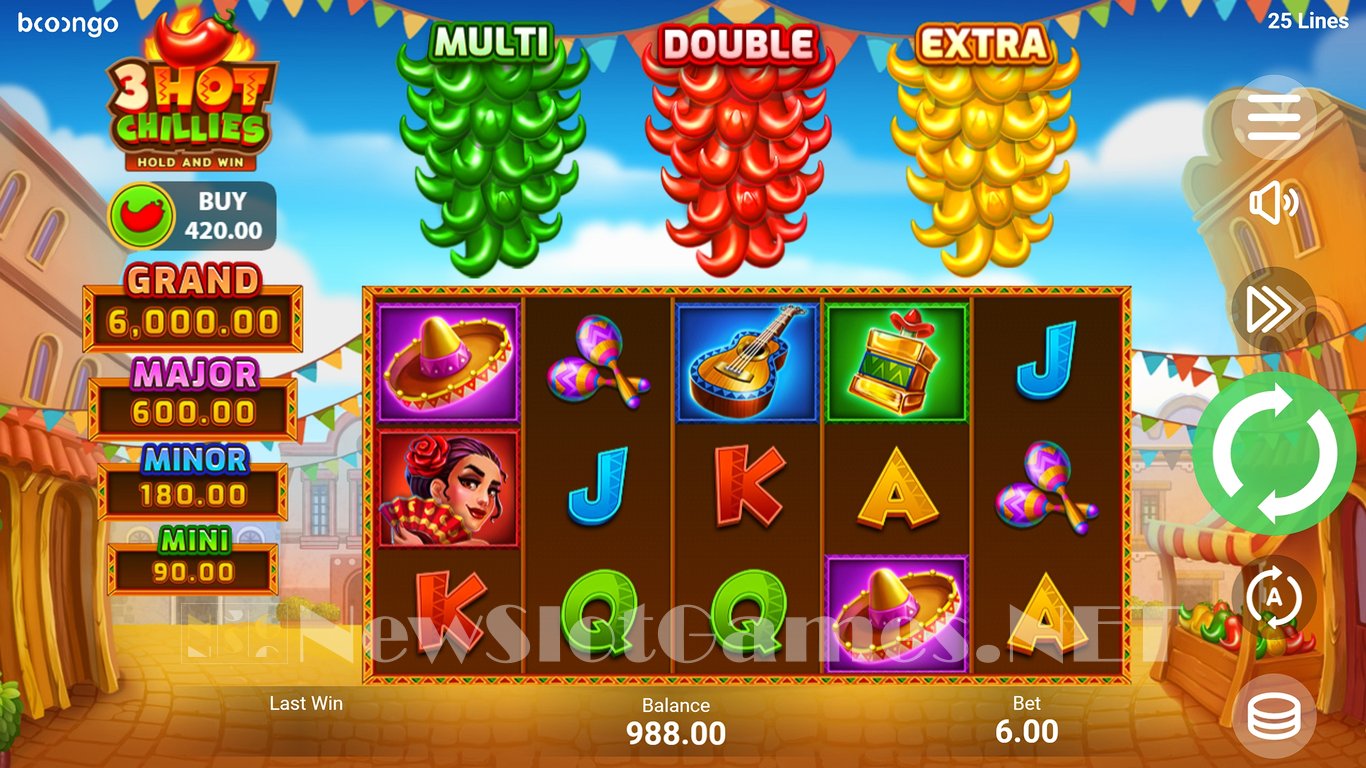 3 Hot Chillies Slot Review & Demo by Booongo (BNG) - Play Free Online