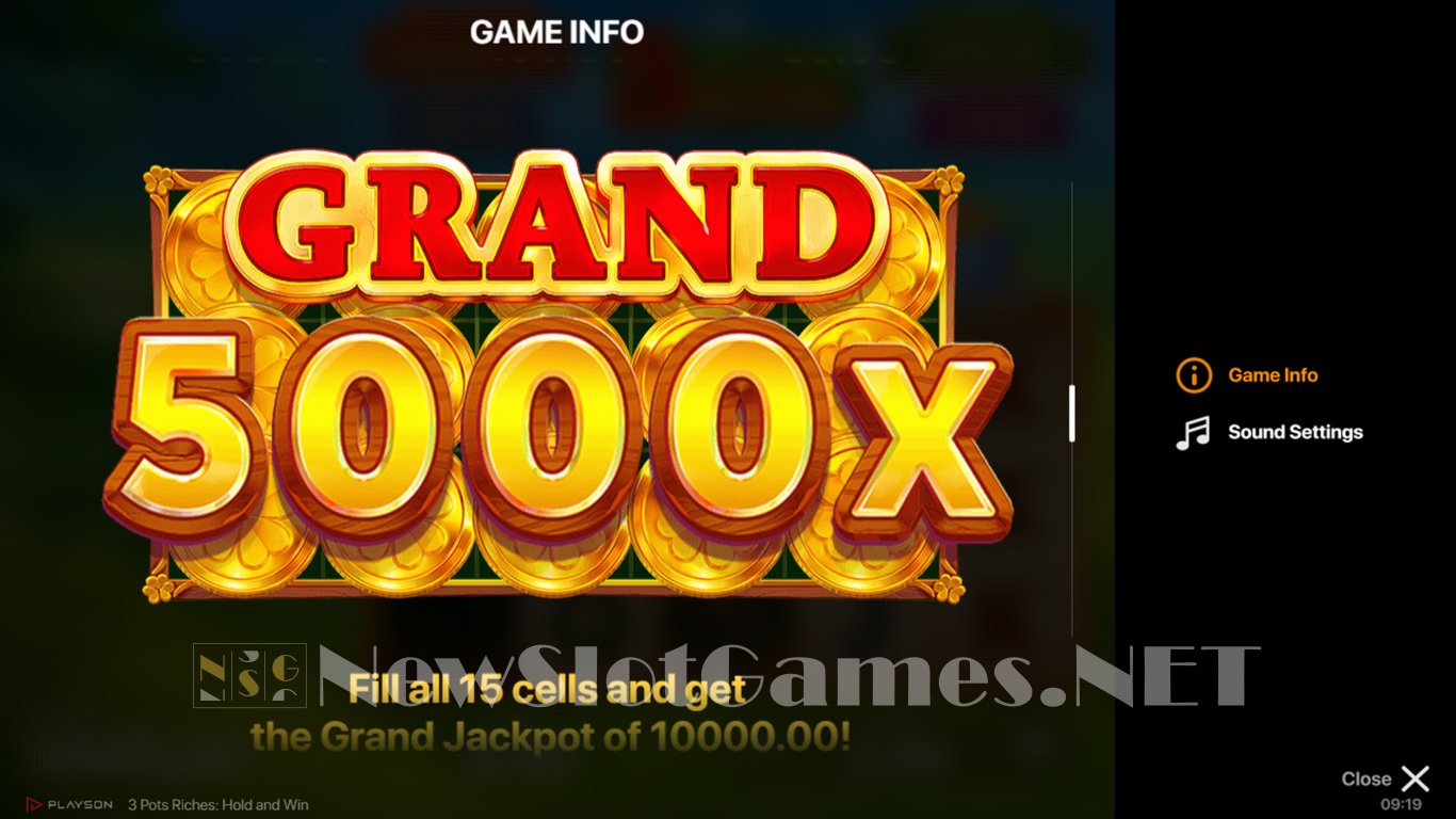 3 Pots Riches Hold and Win Slot Review & Demo by Playson - Play Free Online