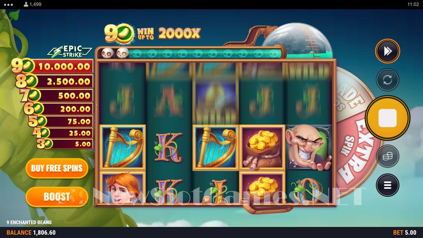 9 Enchanted Beans Slot Review & Demo by Foxium - Play Free Online
