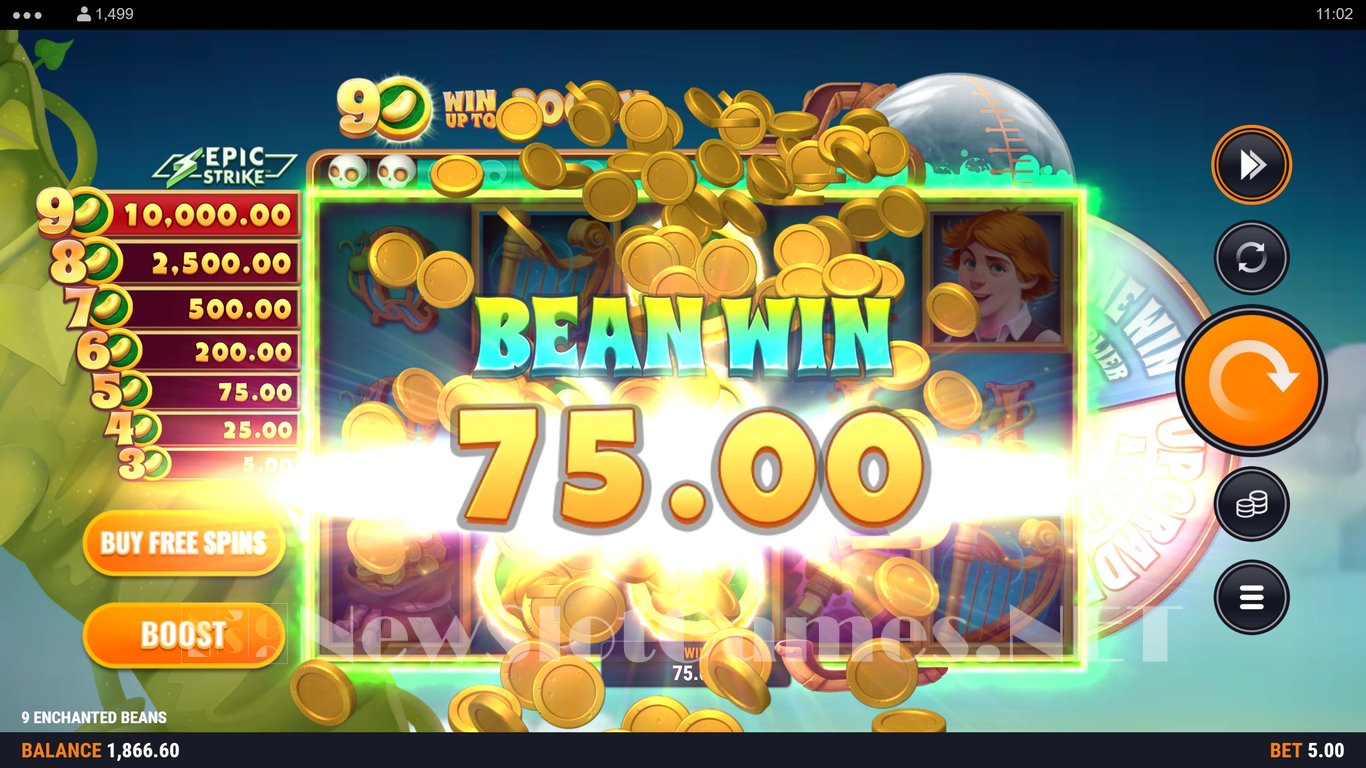 9 Enchanted Beans Slot Review & Demo by Foxium - Play Free Online