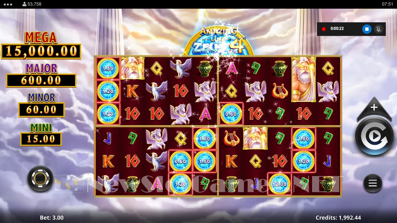 Amazing Link Zeus Epic 4 Slot Review & Demo by Microgaming - Play Free ...