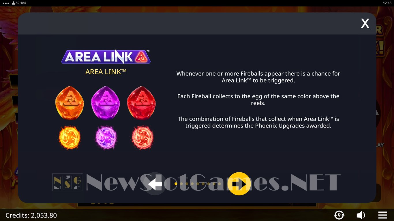 Area Link Phoenix Slot Review & Demo by Microgaming - Play Free Online