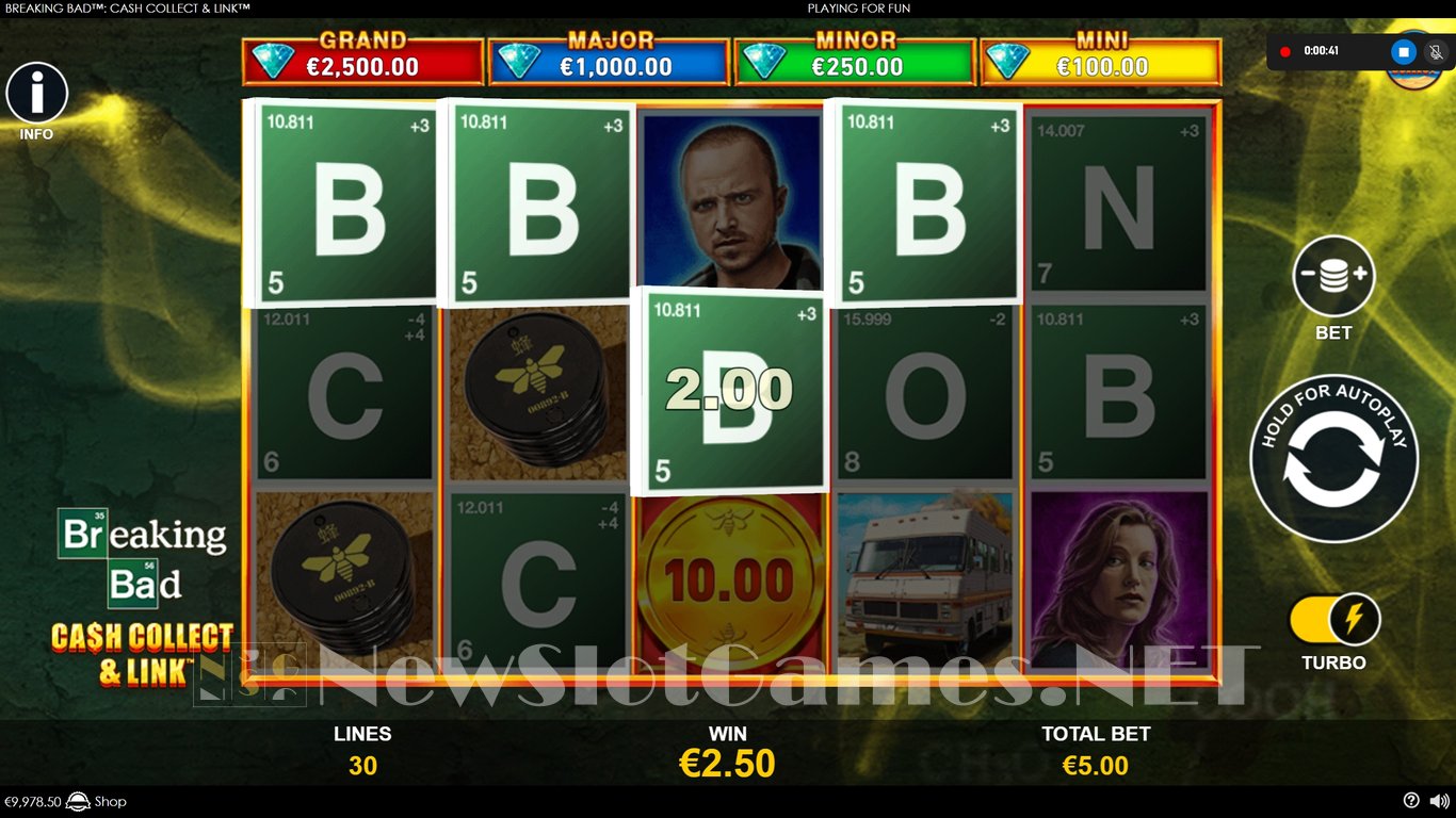 Breaking Bad Cash Collect & Link Slot Review & Demo by Playtech - Play ...