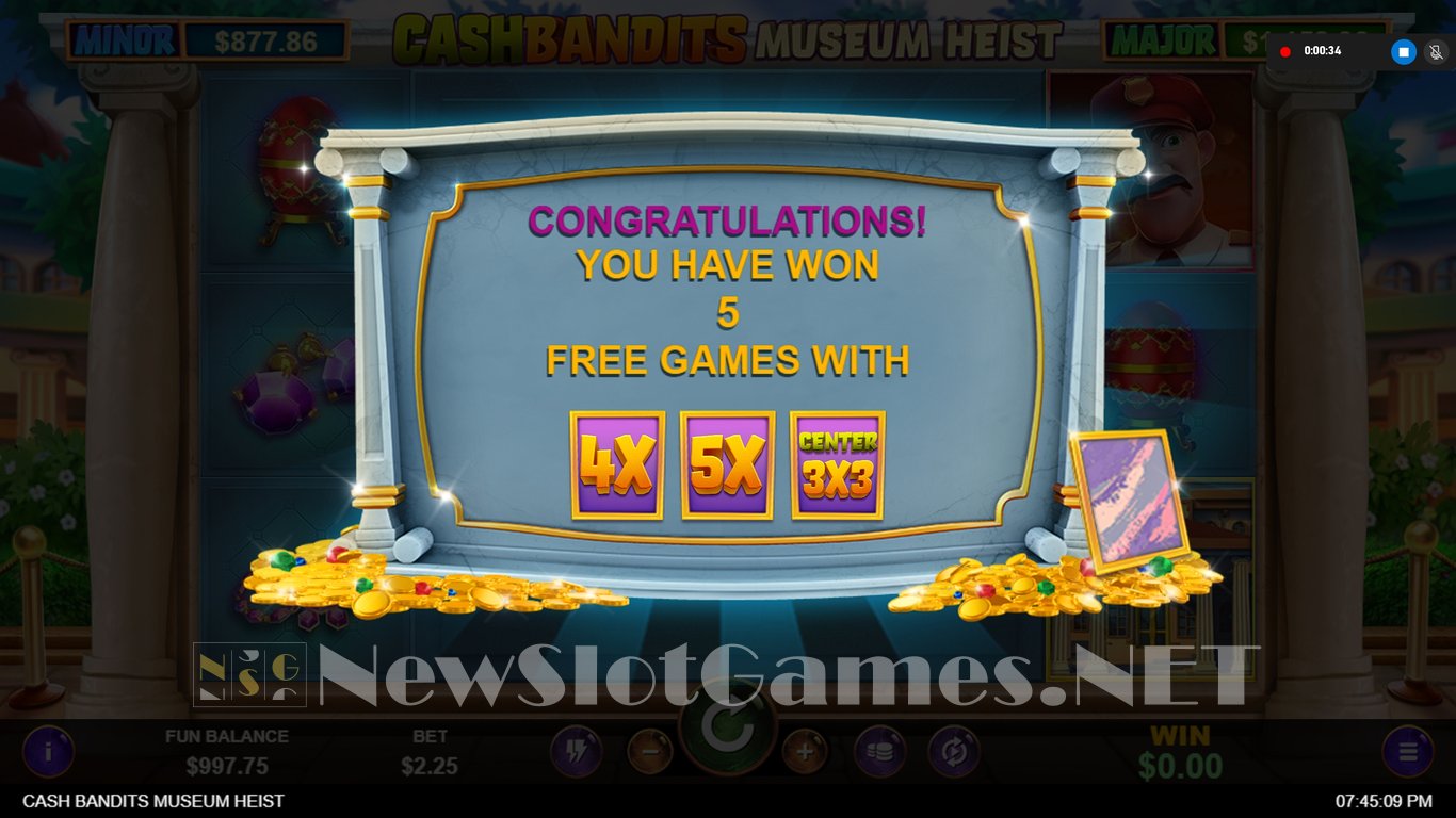 Cash Bandits Museum Heist Slot Review & Demo by RTG - Play Free Online