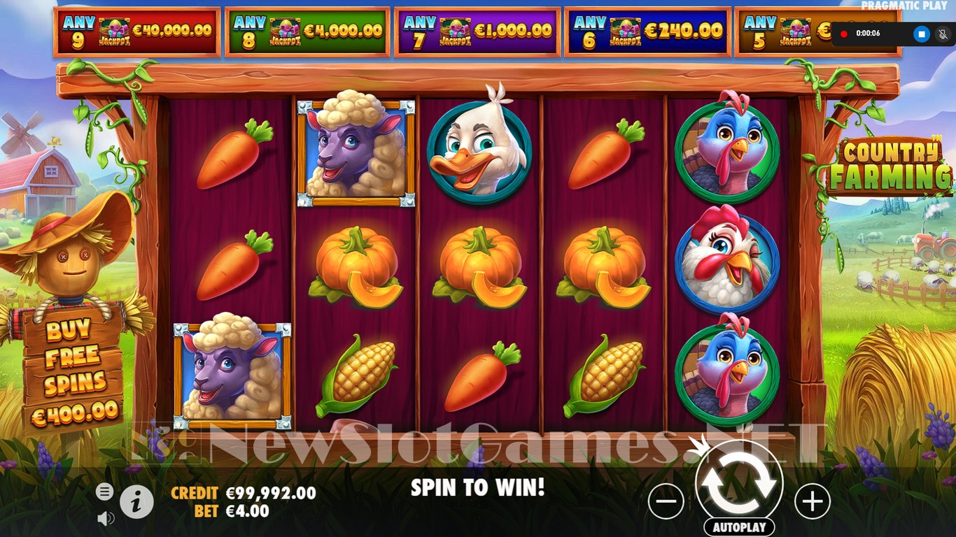 Country Farming Slot Review & Demo by Pragmatic Play - Play Free Online