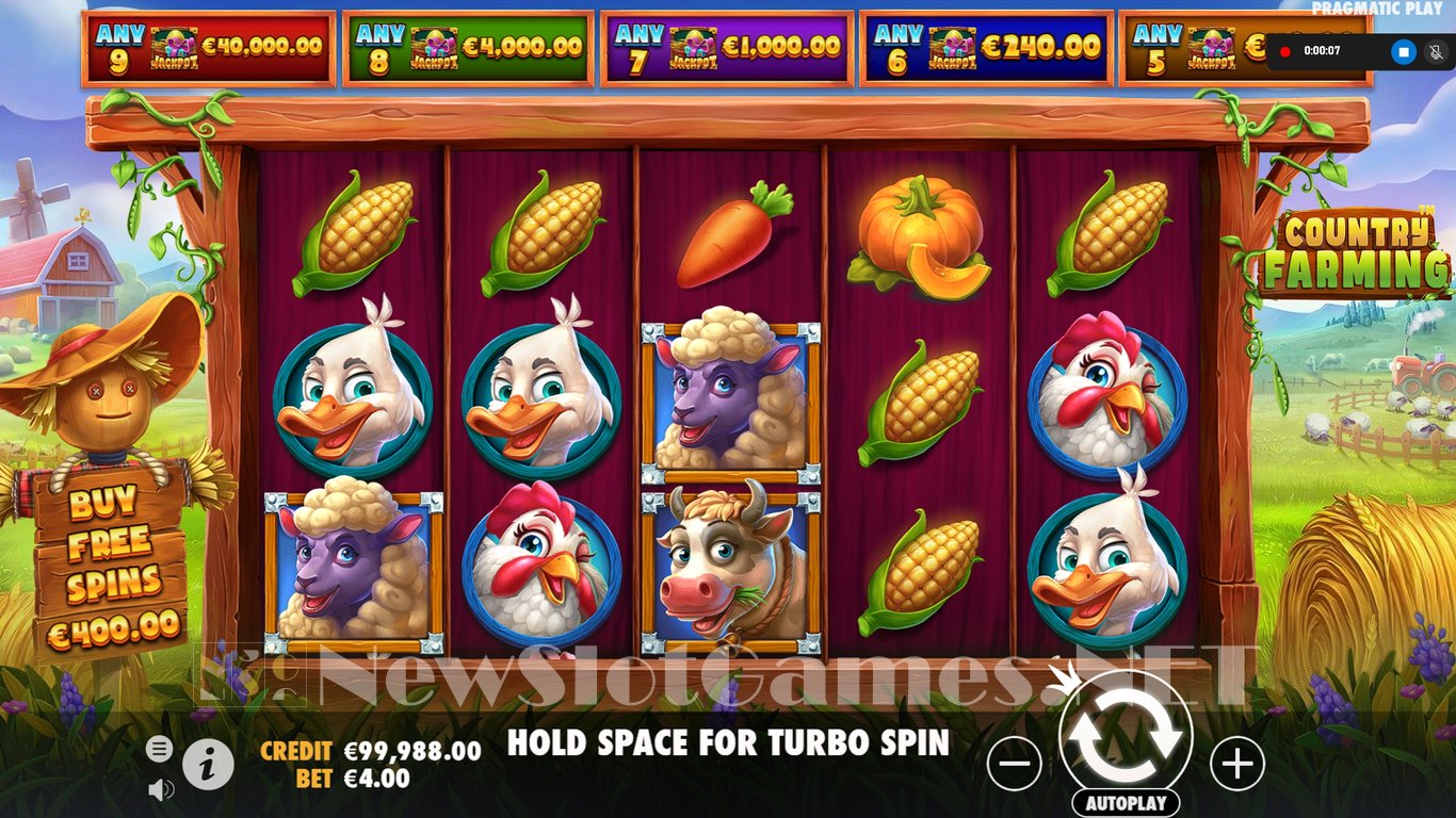 Country Farming Slot Review & Demo by Pragmatic Play - Play Free Online