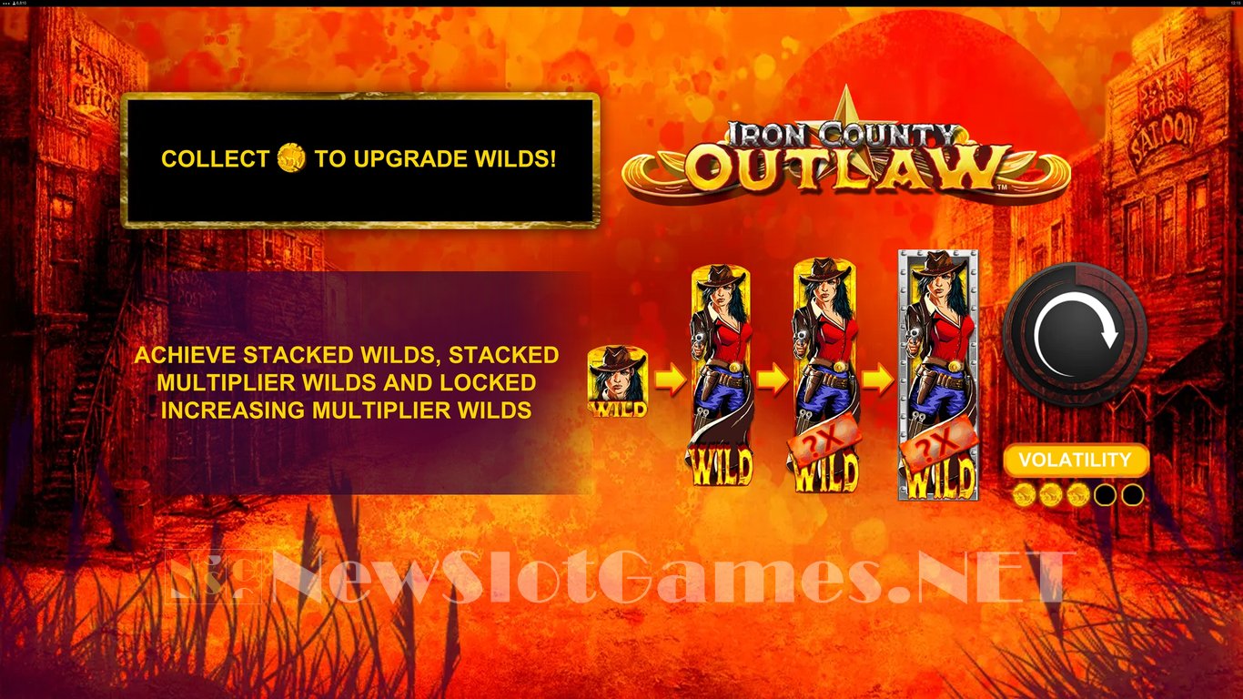 Iron County Outlaw Slot Review & Demo by Microgaming - Play Free Online