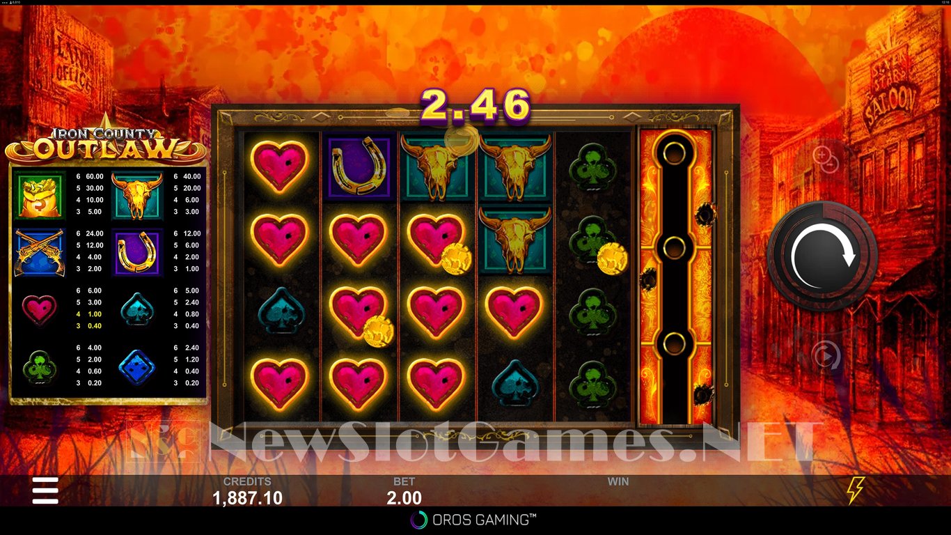 Iron County Outlaw Slot Review & Demo by Microgaming - Play Free Online