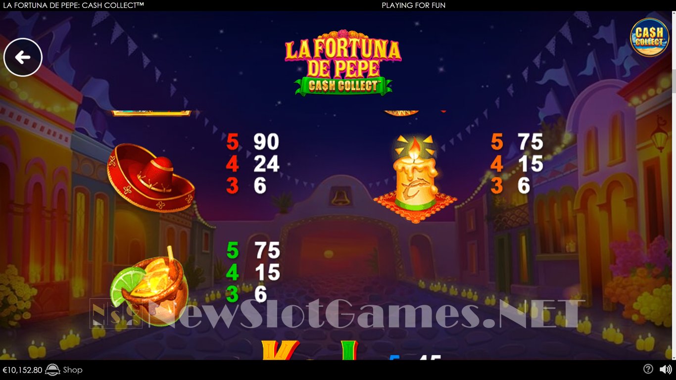 La Fortuna De Pepe Cash Collect Slot Review & Demo by Playtech - Play ...