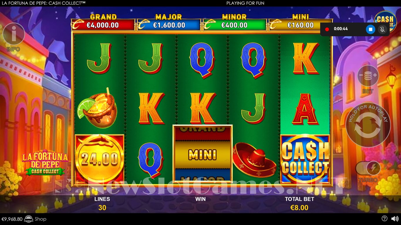 La Fortuna De Pepe Cash Collect Slot Review & Demo by Playtech - Play ...
