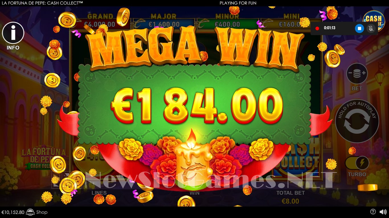 La Fortuna De Pepe Cash Collect Slot Review & Demo by Playtech - Play ...