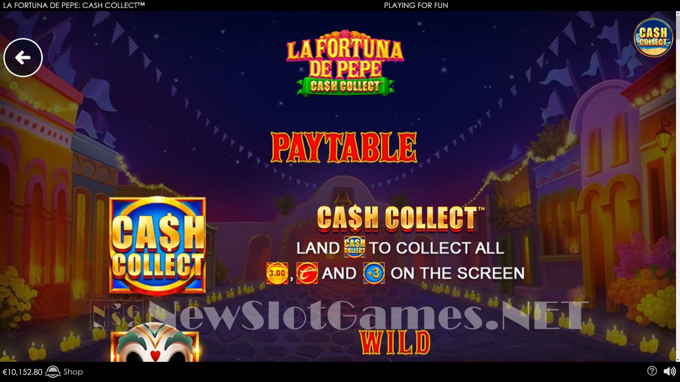 La Fortuna De Pepe Cash Collect Slot Review & Demo by Playtech - Play ...