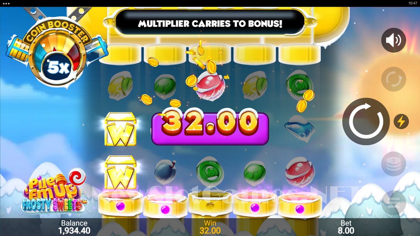 Pile Em Up Frosty Sweets Slot Review & Demo by Microgaming - Play Free ...