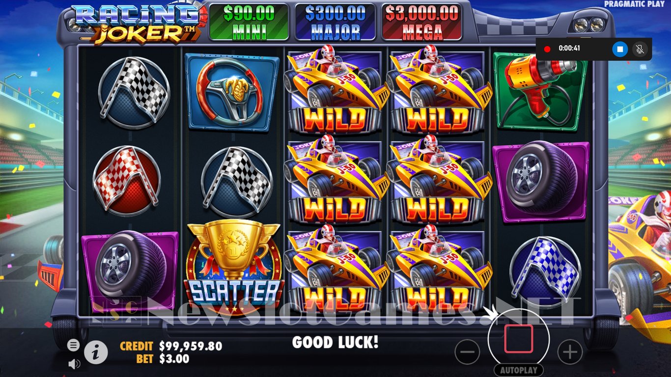 Racing Joker Slot Review & Demo by Pragmatic Play - Play Free Online