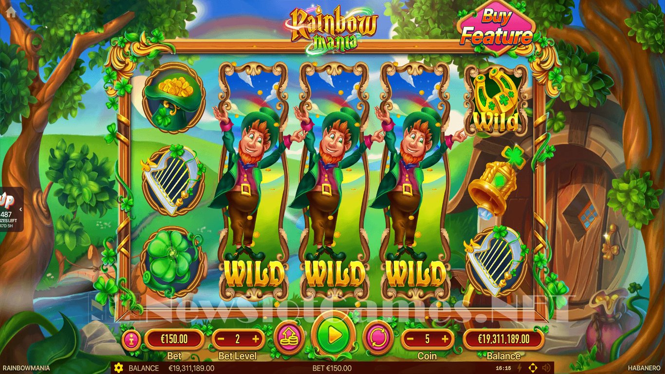 Rainbow Mania Slot Review & Demo by Habanero - Play Free Online
