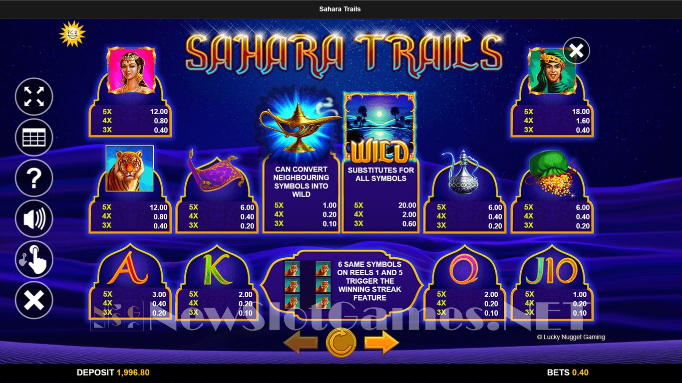 Sahara Trails Slot Review & Demo by Merkur Gaming - Play Free Online
