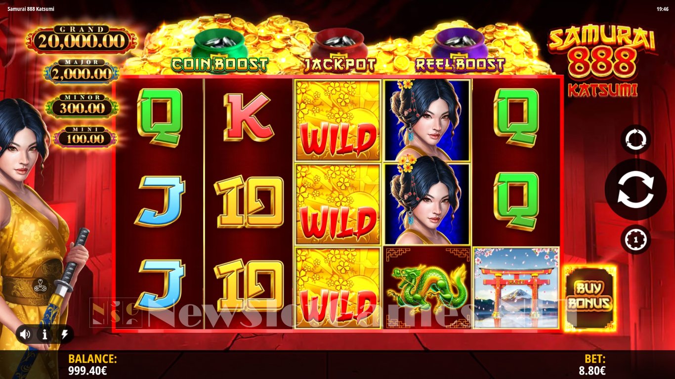 Samurai 888 Katsumi Slot Review & Demo by iSoftBet - Play Free Online