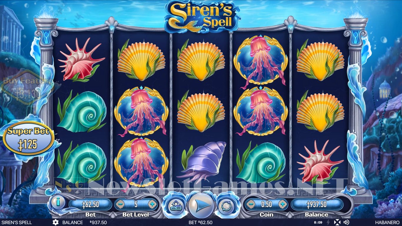 Sirens Spell Slot Review & Demo by Habanero - Play Free Online
