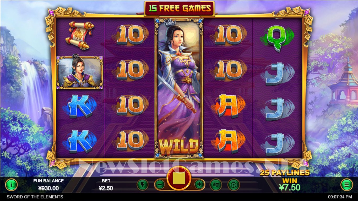 Sword of the Elements Slot Review & Demo by RTG - Play Free Online